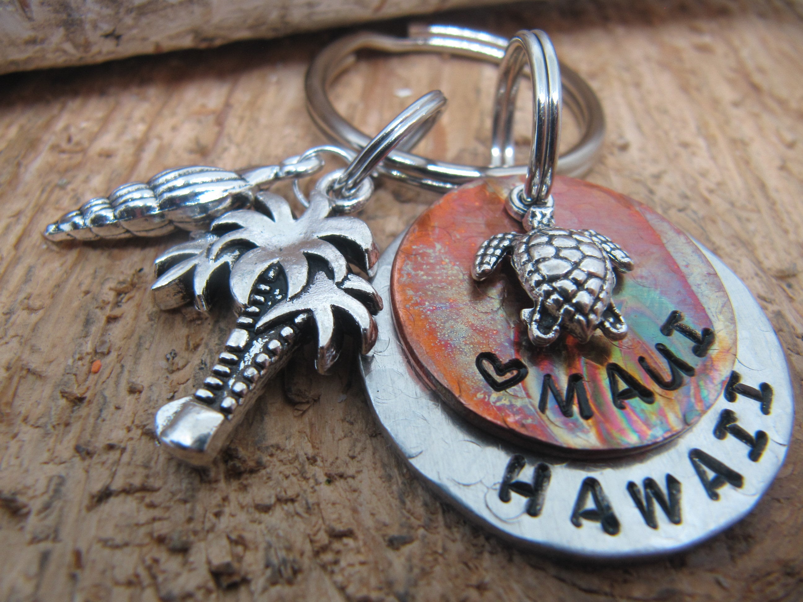 Maui Hawaii Maui jewelry Maui key chain sea turtle charm | Etsy