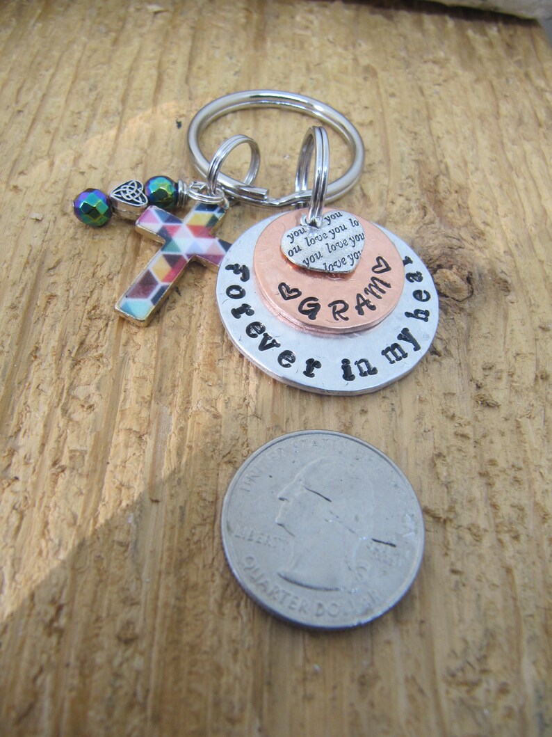 Grandma Memorial Mom memorial Memorial Key chain Loss of | Etsy
