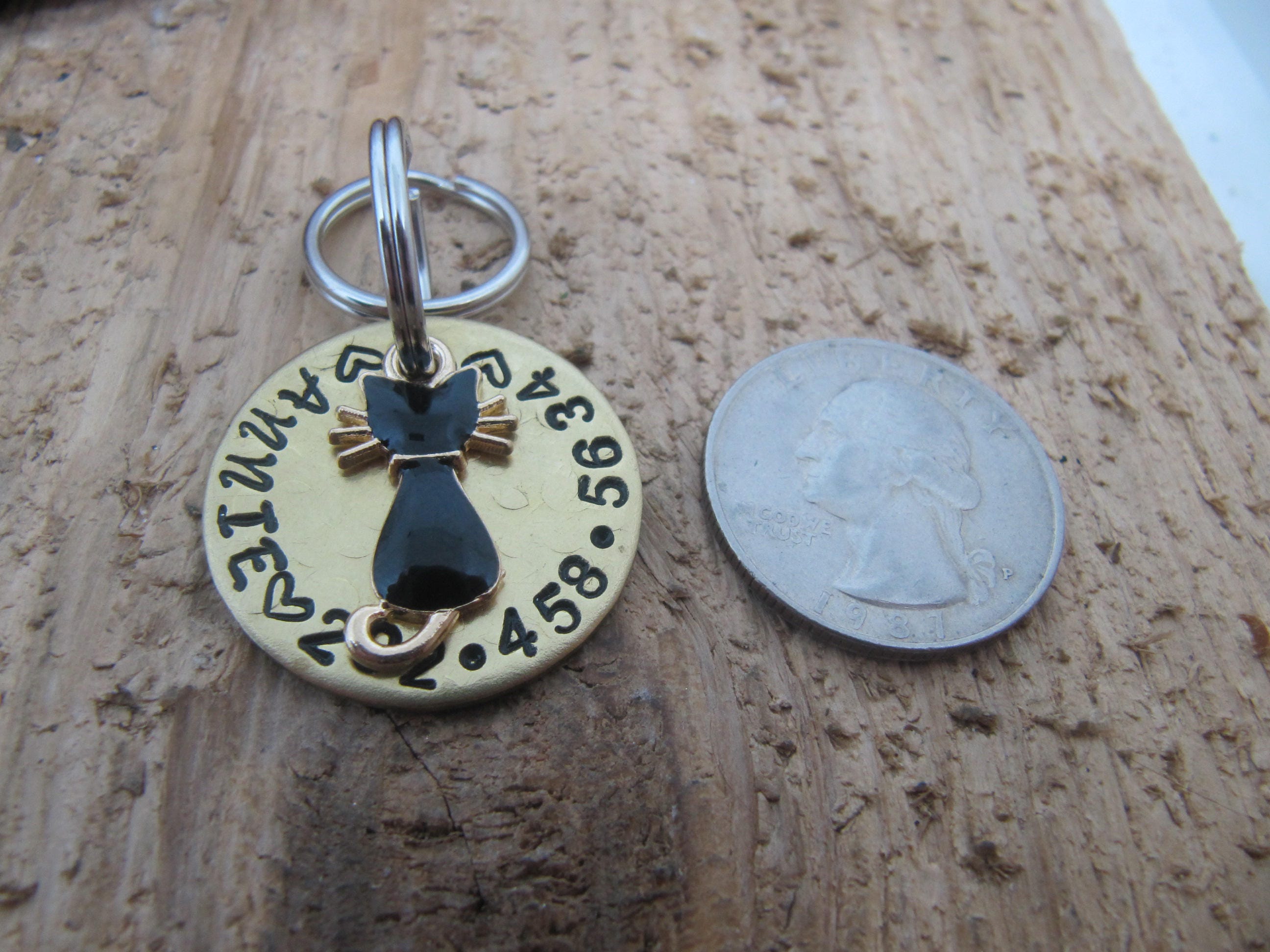 Pet ID Tag Cat ID Tag Cat Name Tag Custom ID Tags for Pet - Etsy