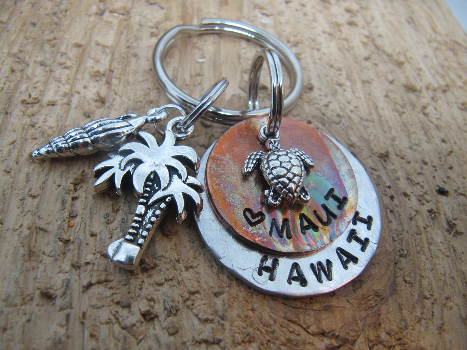 Maui Hawaii Maui Jewelry Maui Key Chain Sea Turtle Charm - Etsy