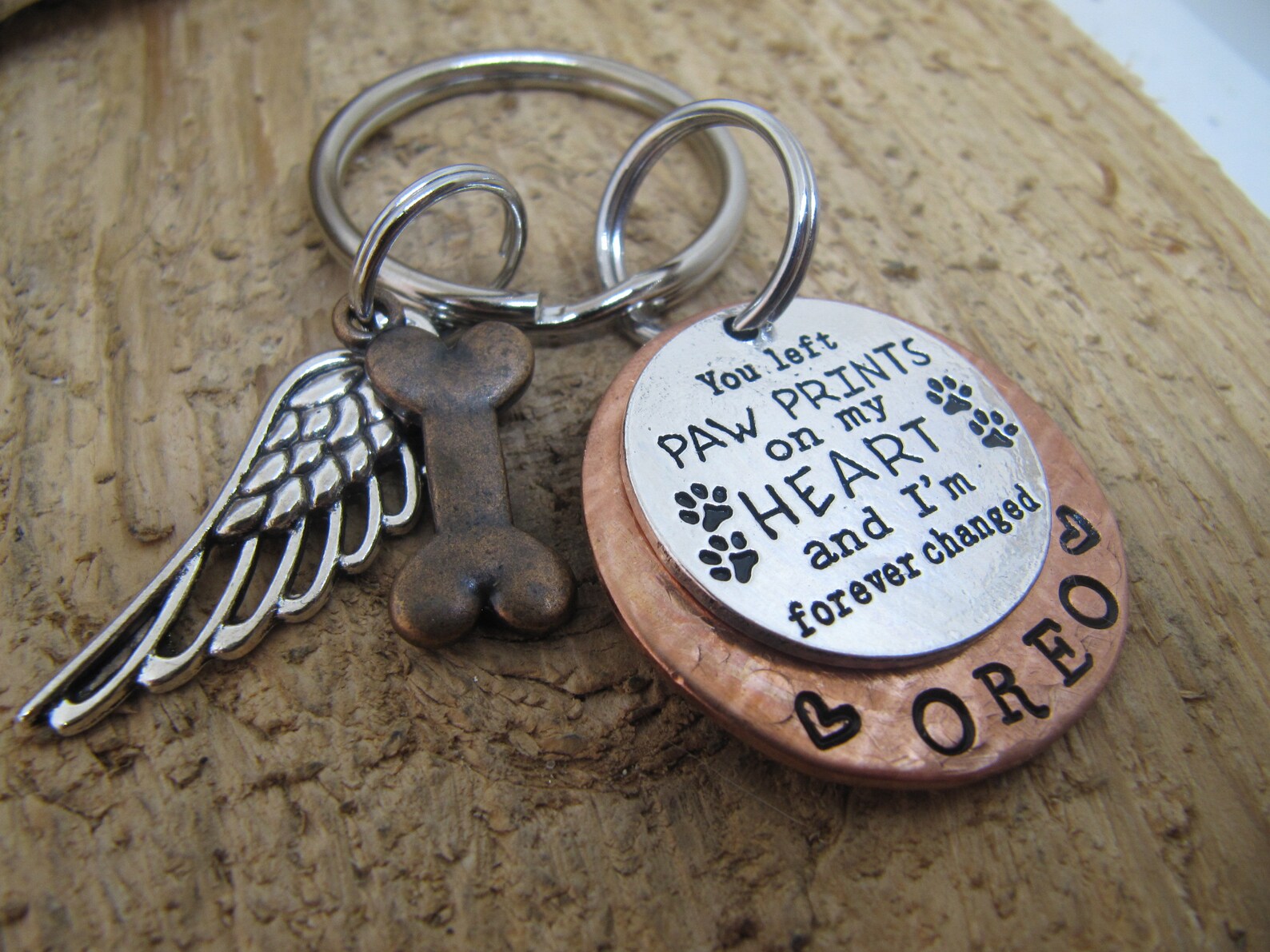 Dog Memorial Pet Memorial Pet Memorial Key Chain Loss of | Etsy