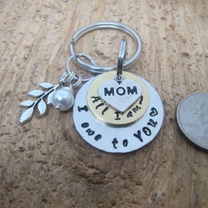 Mother Key Chain, Mom Gift, I Love Mom, Gift for Mom. Mom Key Chain ...