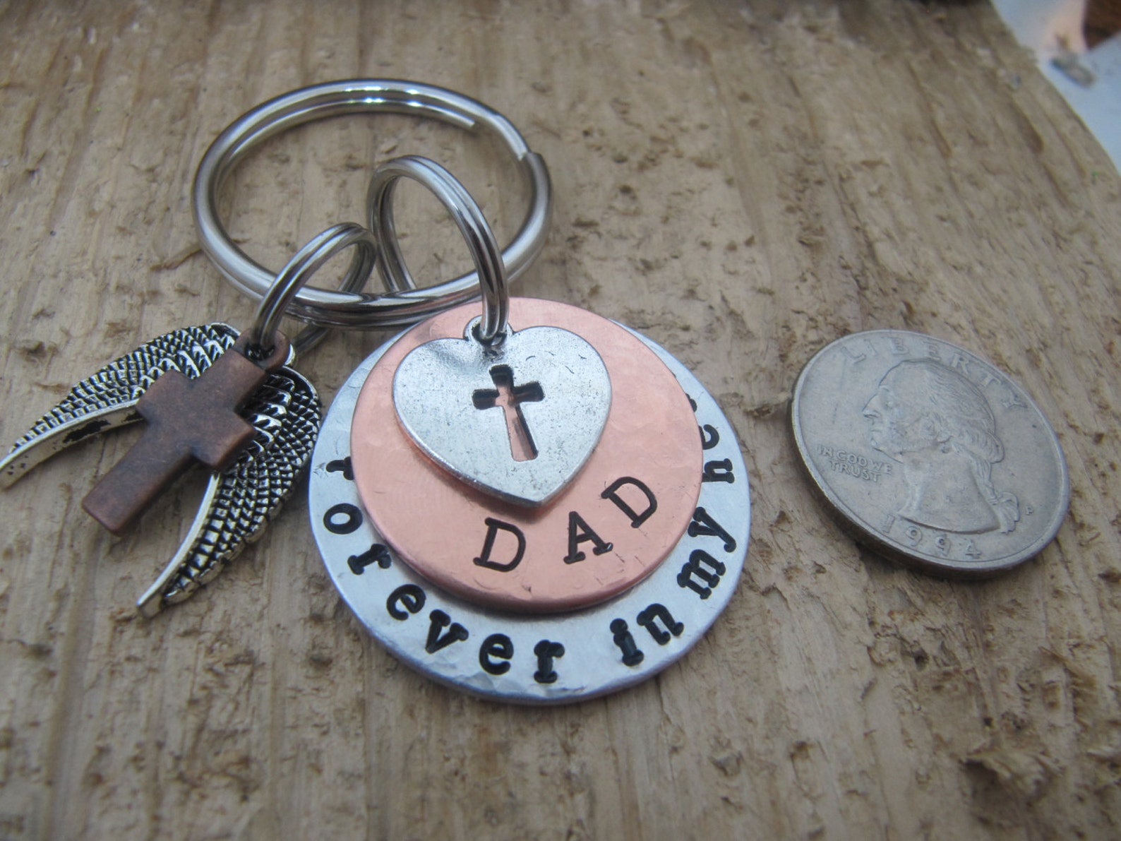 Memorial Key Chain,dad Memorial,mom Memorial,grandpa Memorial,loss of ...