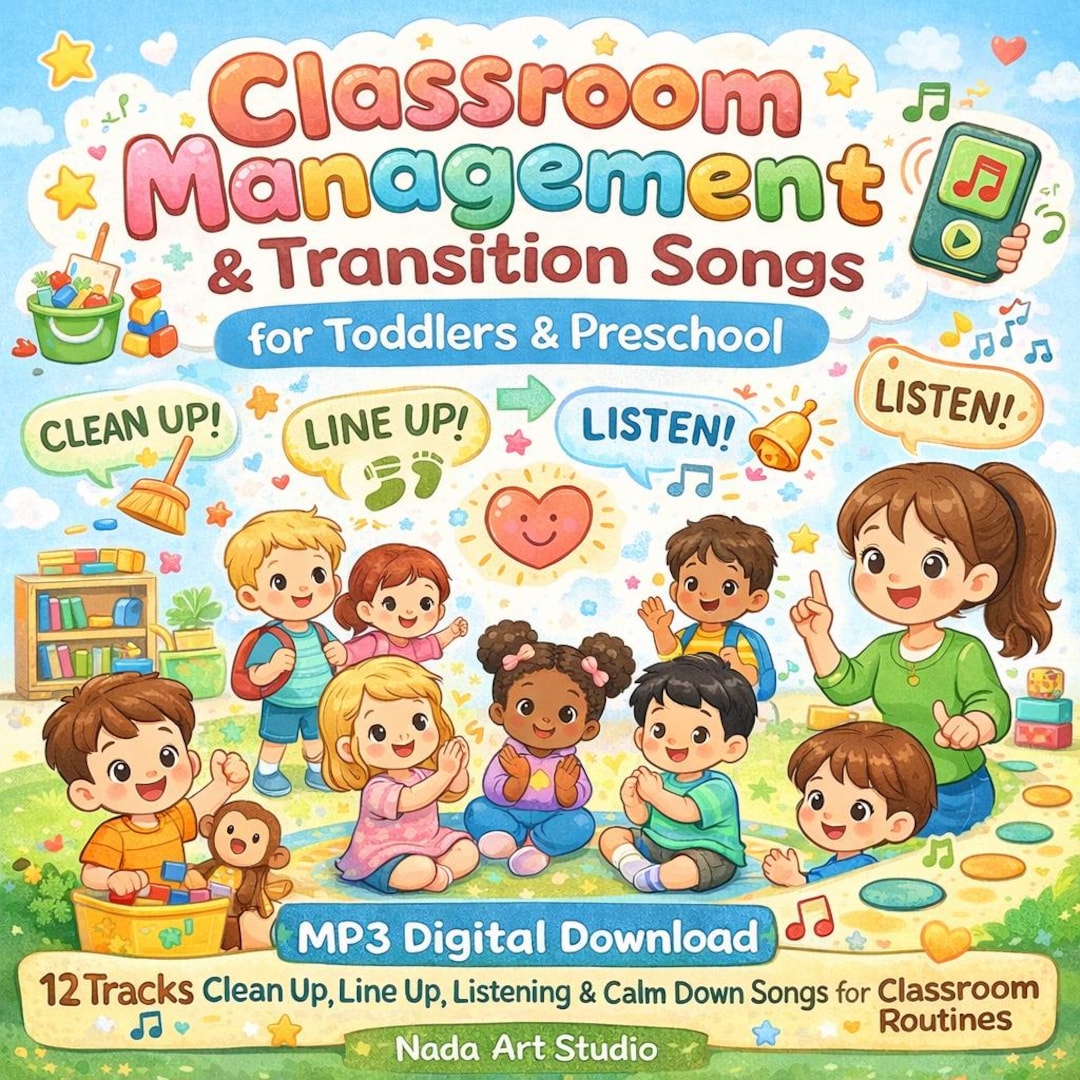 Classroom Management Songs | Toddler, Preschool Transition Routines ...