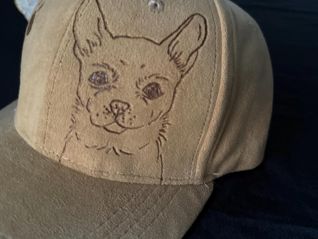 Custom Hand Burned Baseball Cap - Etsy