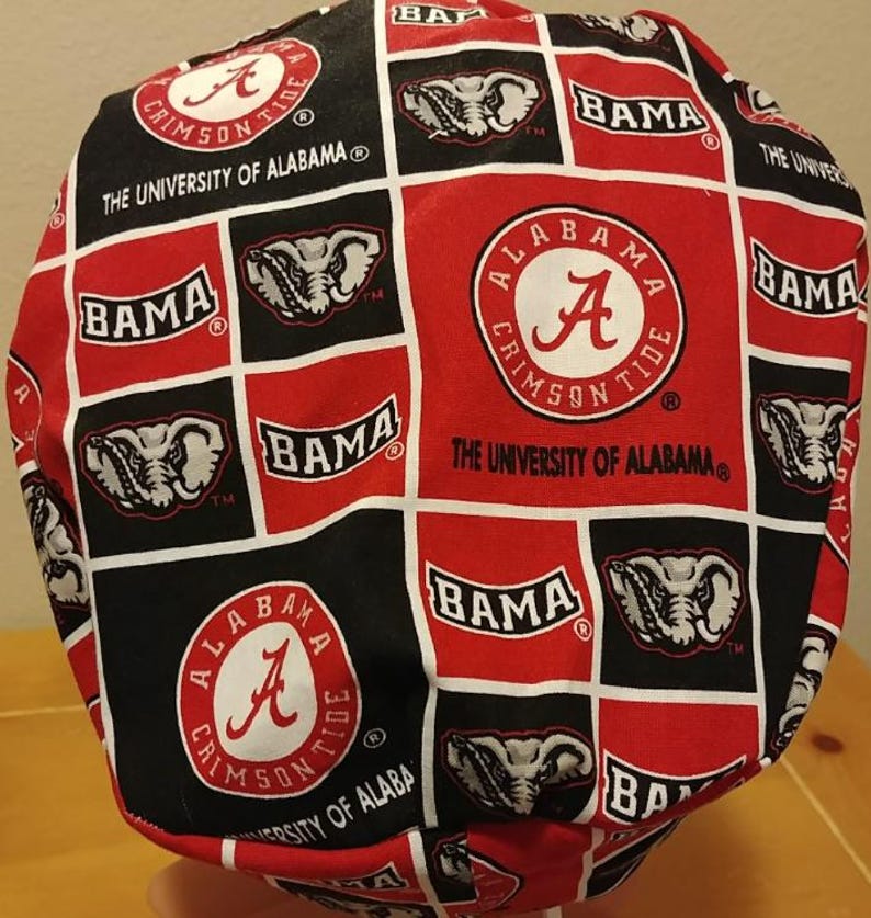 Women's Surgical Cap, Scrub Hat, Chemo Cap, University of Alabama - Etsy