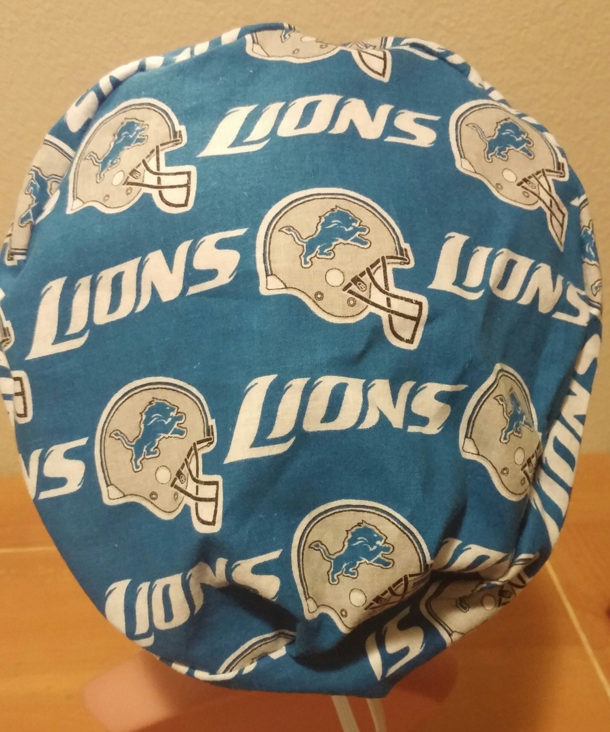Women's Surgical Cap, Scrub Hat, Chemo Cap, NFL Detroit Lions
