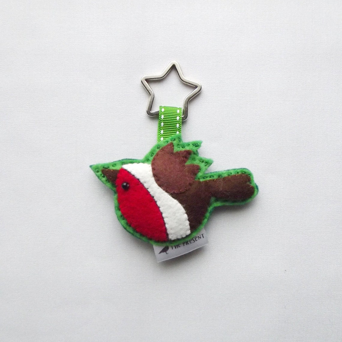 Robin Keyring Robin Keychain Bird Keyring Bird Keychain | Etsy