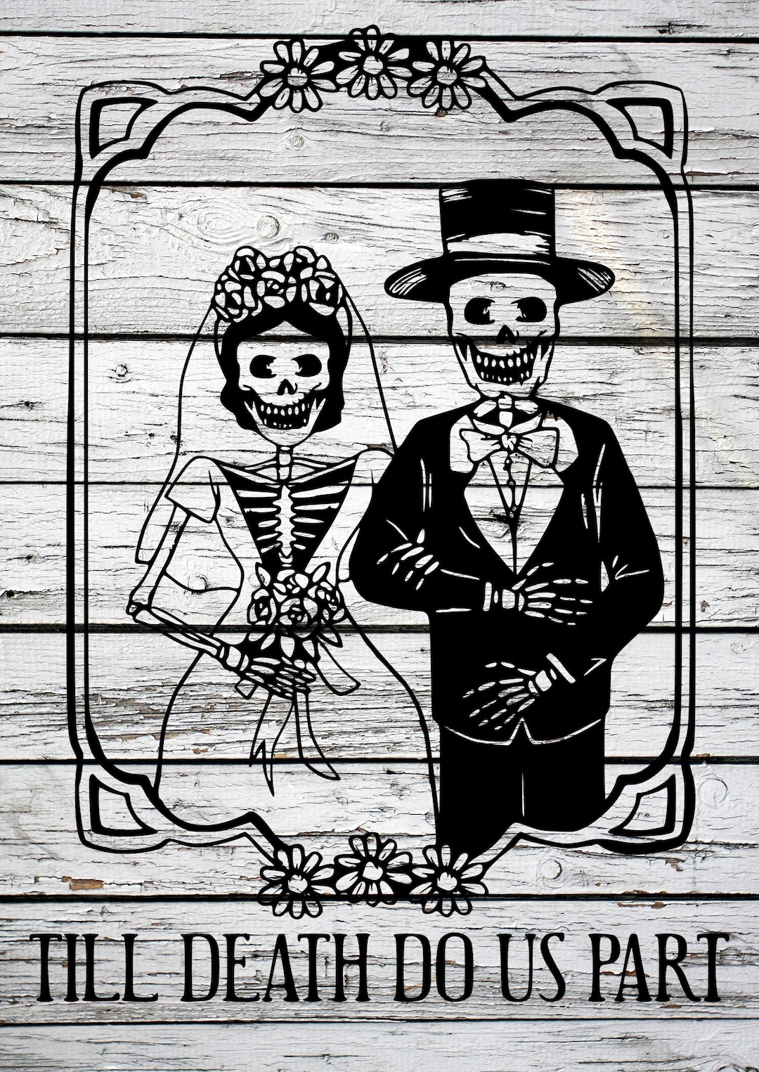 Till Death Do Us Part SVG, Sinlge Color | DIGITAL ITEM - Etsy