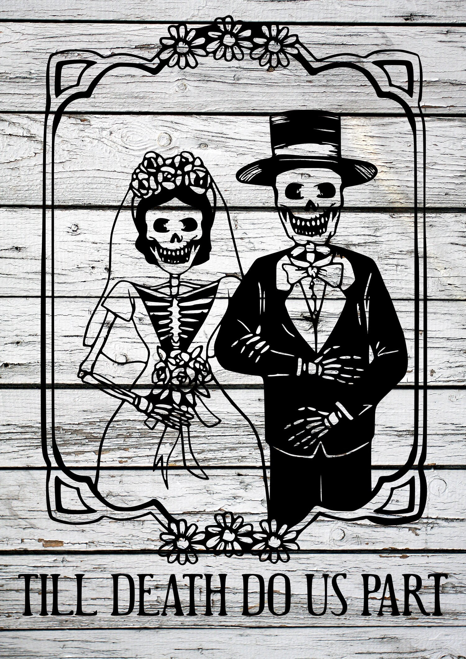 Till Death Do Us Part SVG, Sinlge Color | DIGITAL ITEM - Etsy