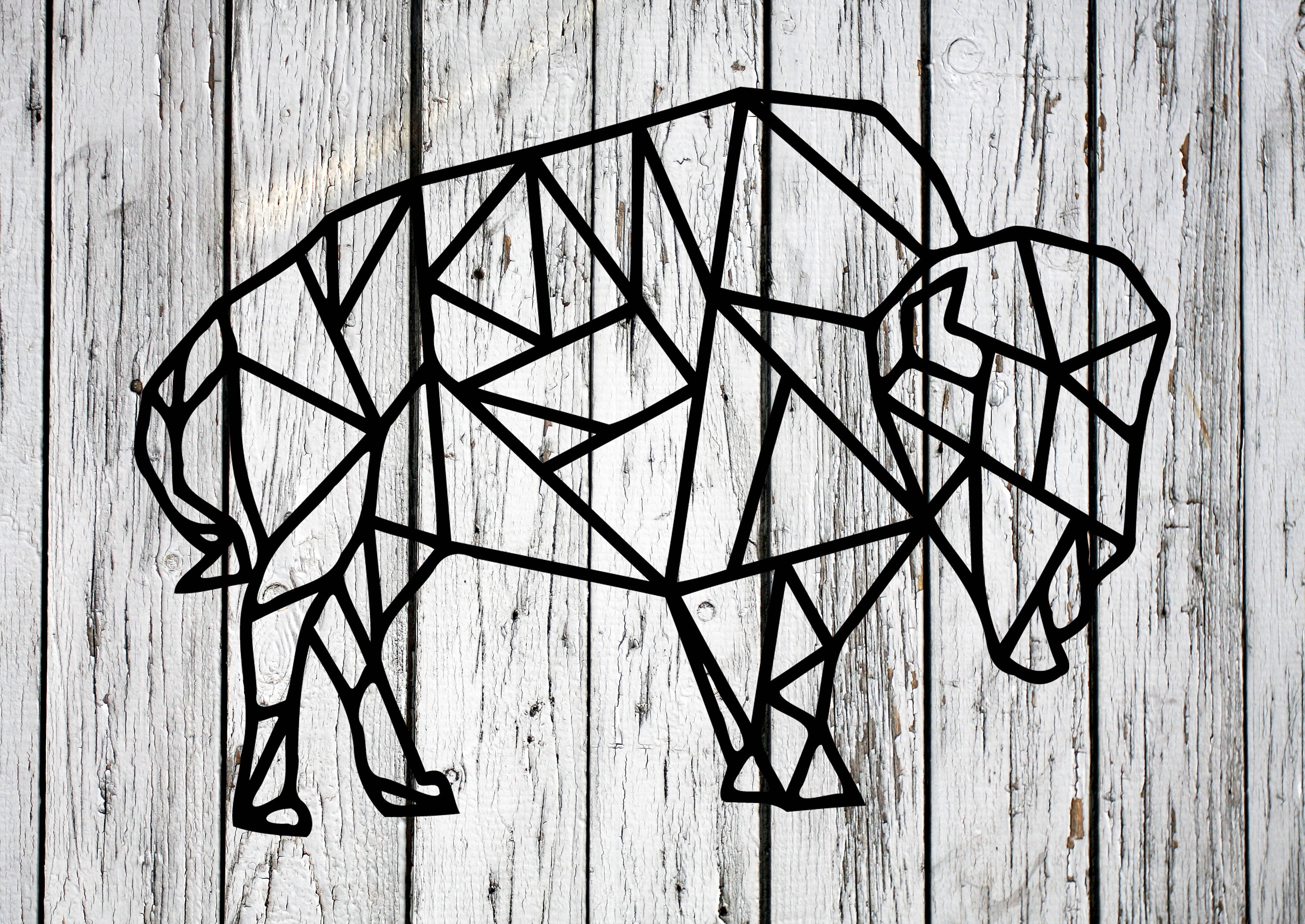 Geometric Buffalo Design, DIGITAL FILE ONLY - Etsy