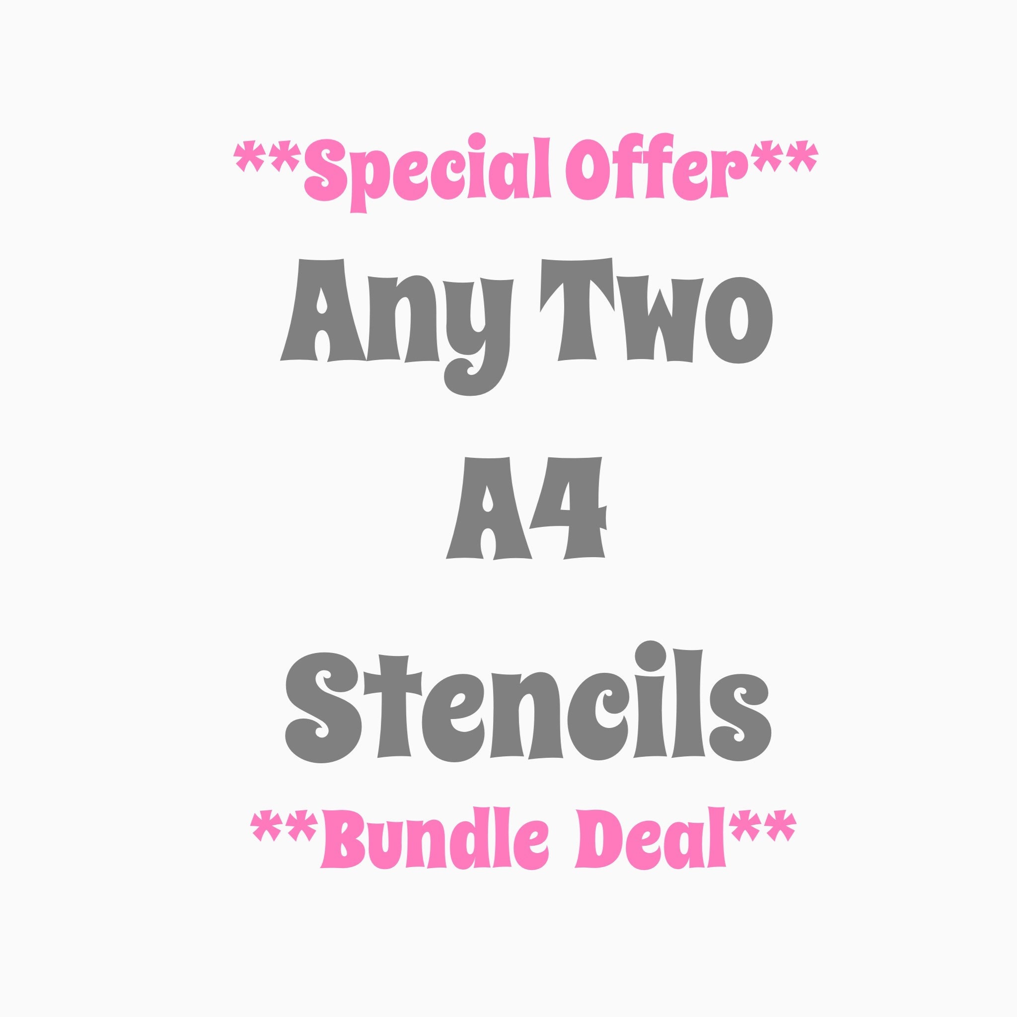 A3 Mid Century Abstract Shapes Modern Retro Pattern Stencil - Etsy UK