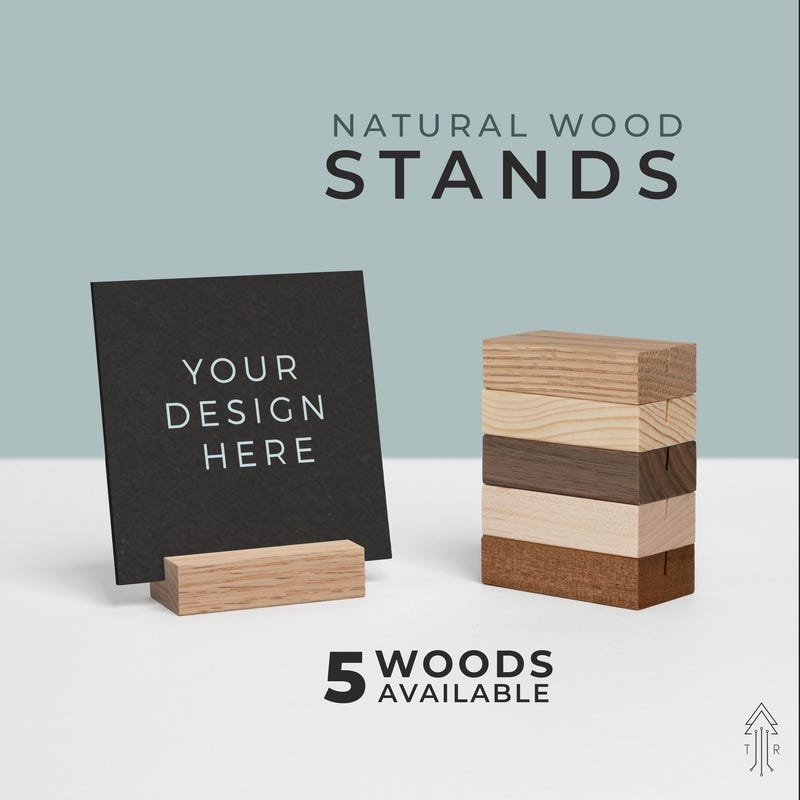 Wooden Play Card Stand - Etsy