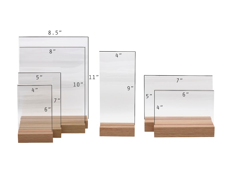 Laser Engraved Photo Holder: Personalized Wood & Acrylic Display - Etsy