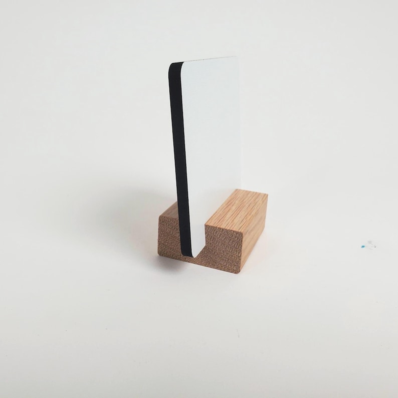 Oak Wood Chalkboard & Whiteboard Sign With Stand: Double-sided Display ...