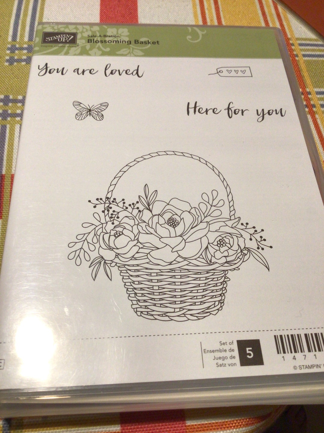 Stampin' up Blossoming Basket Stamp Set - Etsy