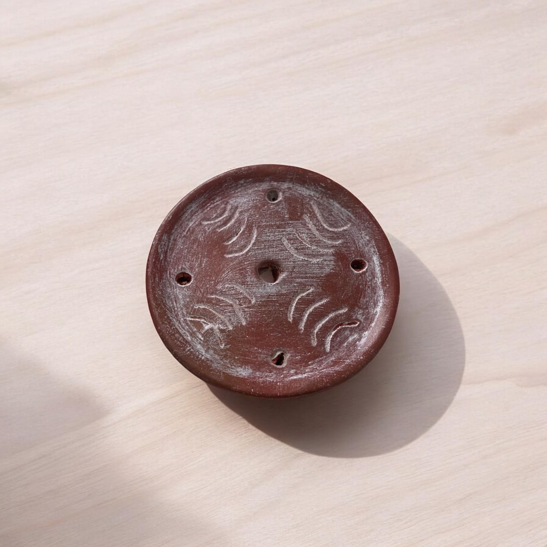 Old African Ethiopian Mursi Tribe Clay Lip Plate, a Lip Plug or Lip ...
