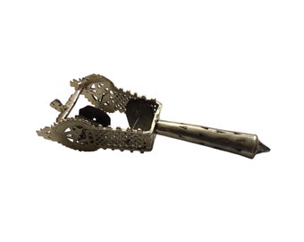 Ethiopian Orthodox Church Sistrum or Tsanatsel. Hand Carved Traditional ...