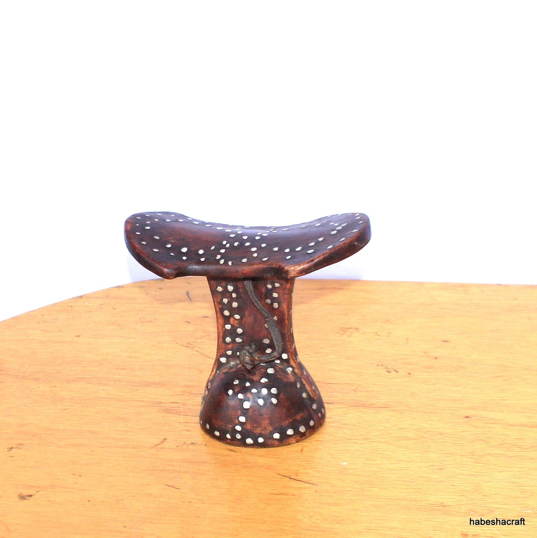 Antique Ethiopian Wood Headrest. African Carving, Decorative ...