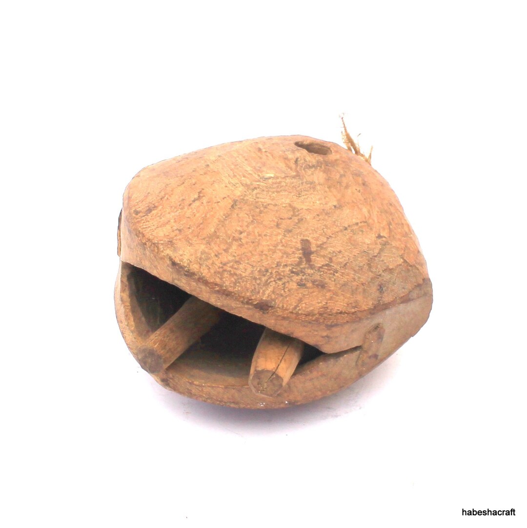 Old Ethiopian Camel Bell, Large Wood Camel Bell, Hand Carved Wooden ...