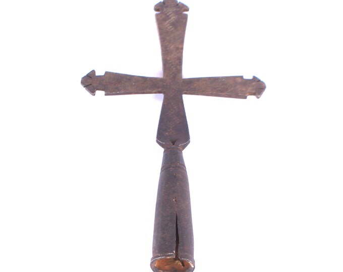 Antique Top of Ethiopian Praying Stick Christian Monk Prayer Staff ...