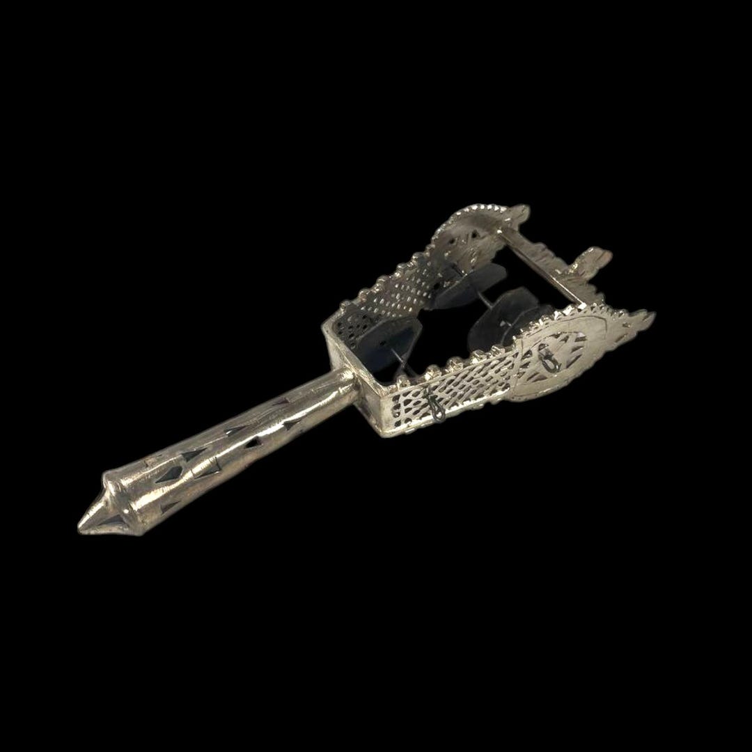 Ethiopian Orthodox Church Sistrum or Tsanatsel. Hand Carved Traditional ...