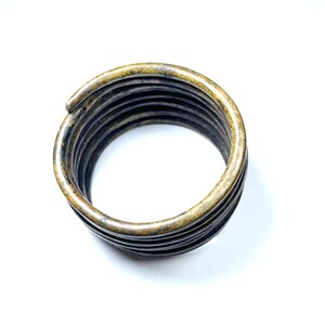 African Ethiopian Manillas Heavy Bronze Money Bracelet Vintage Jewelry ...