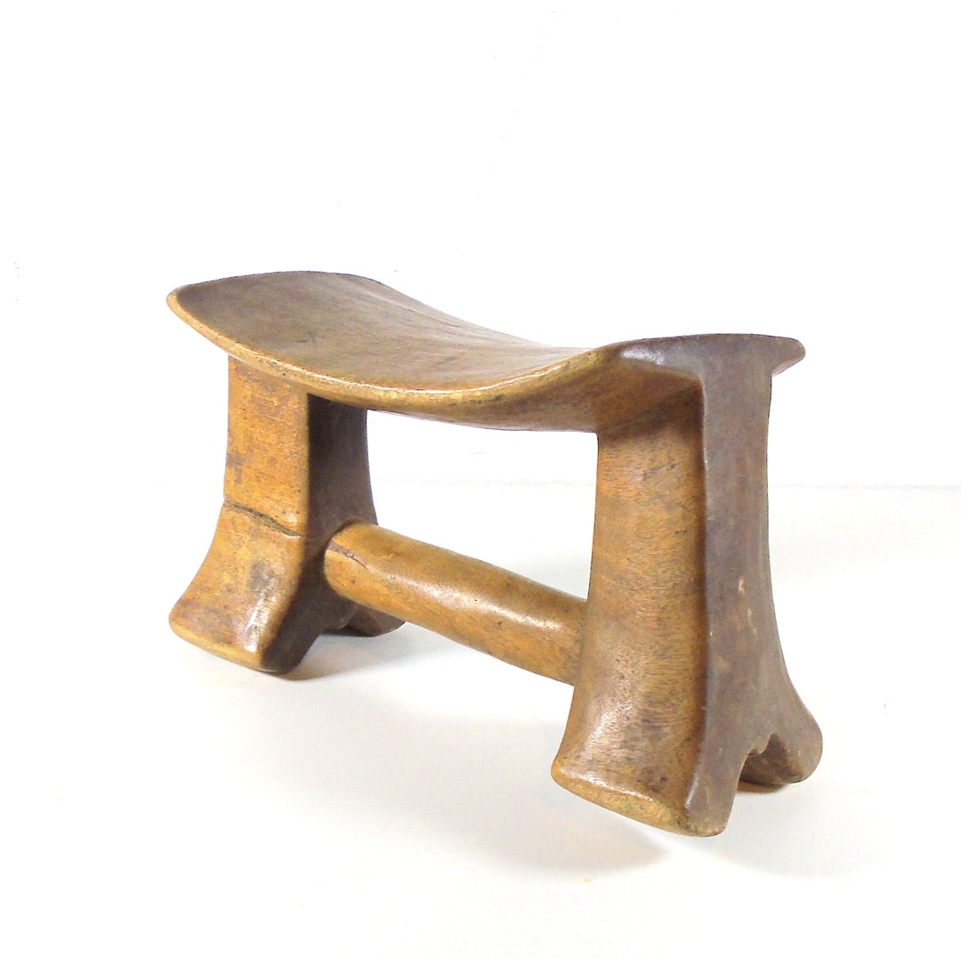 Ethiopian Sidama Tribe Headrest. African Wooden Headrest. Stools and ...