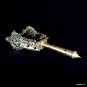 Ethiopian Orthodox Church Sistrum or Tsanatsel. Hand Carved - Etsy