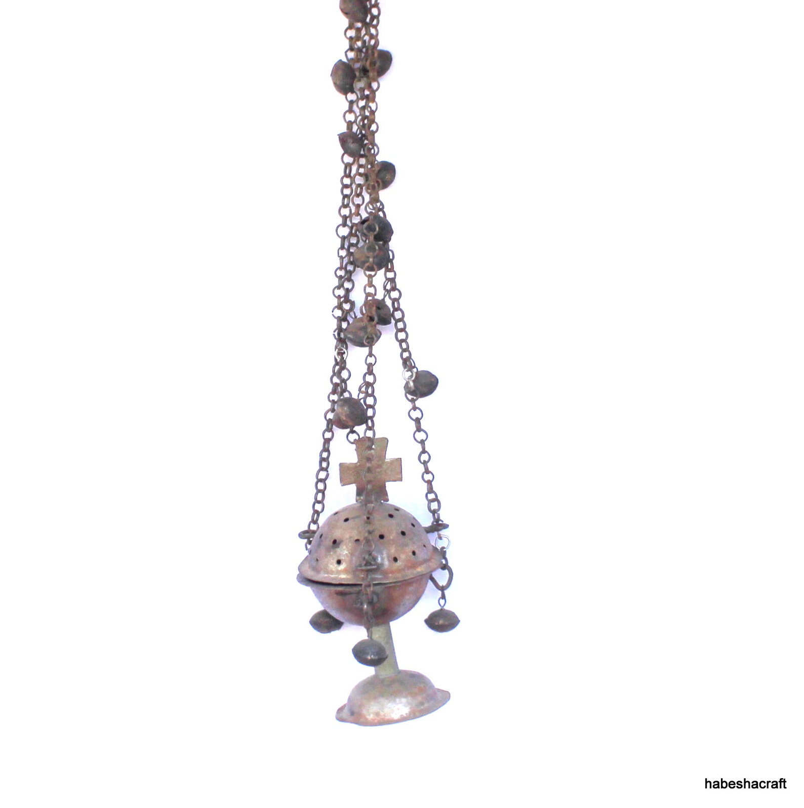 Antique Ethiopian Coptic Incense Burner With Bells - Etsy