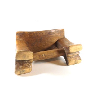 Ethiopian Sidama Tribe Headrest. African Wooden Headrest. Stools and ...