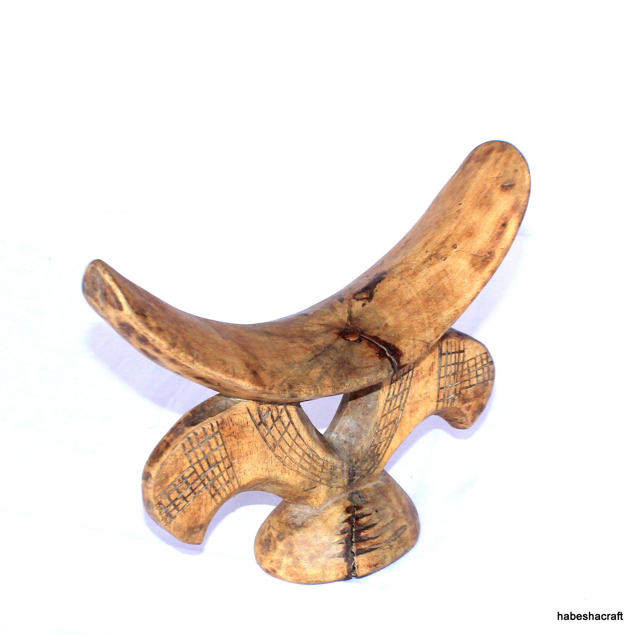 Ethiopian Headrest. African Wooden Headrest. Stools and | Etsy