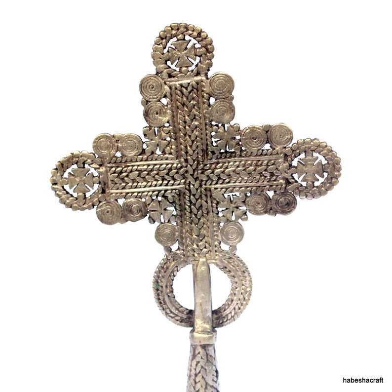 Vintage Ethiopian Orthodox Christian Processional Cross. Table - Etsy