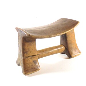 Ethiopian Sidama Tribe Headrest. African Wooden Headrest. Stools and ...