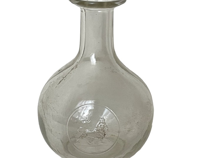 Ethiopian Haile Selassie Lion of Judah Berele Flask Glass Bottle ...