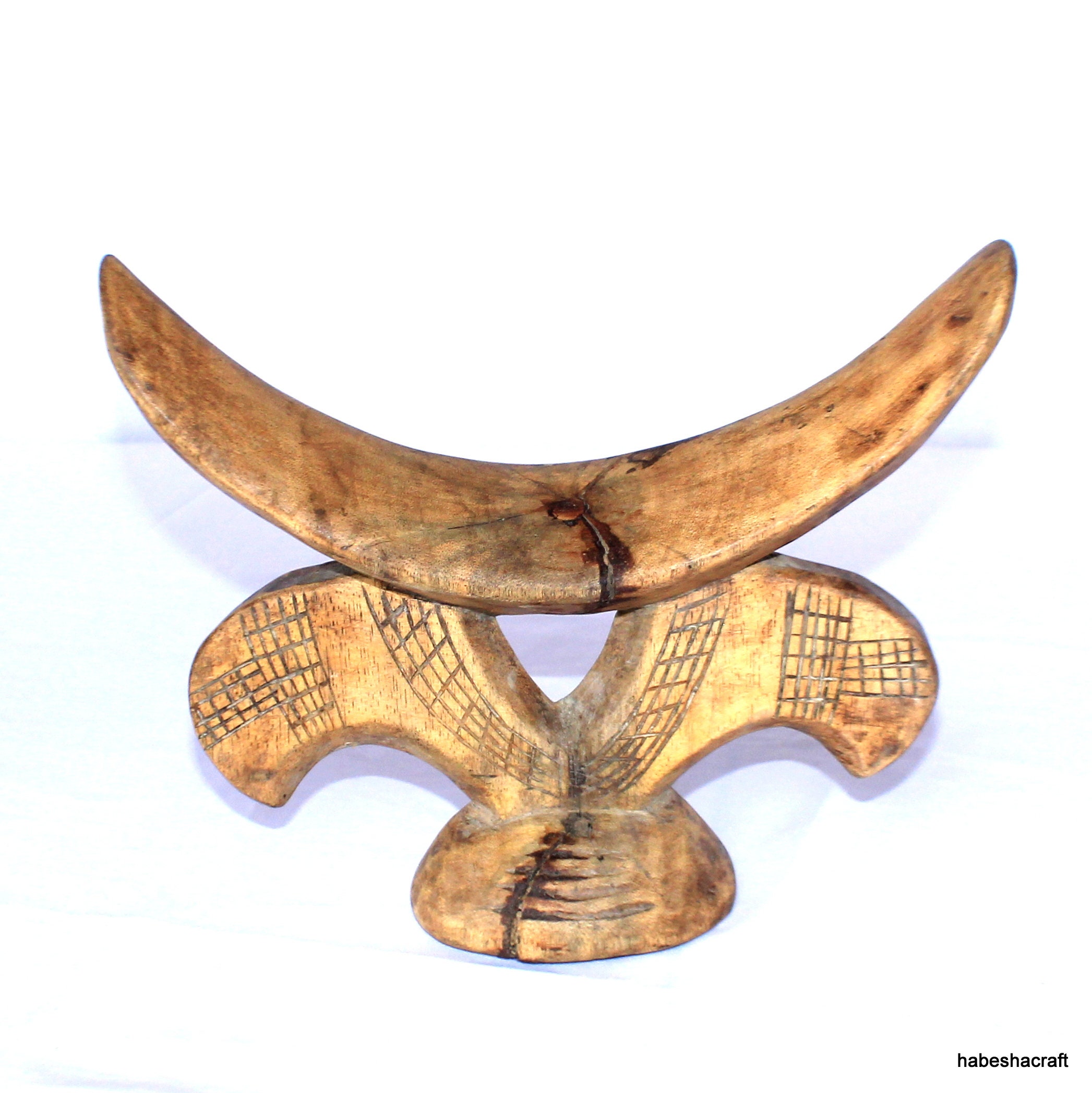 Ethiopian Headrest. African Wooden Headrest. Stools and | Etsy