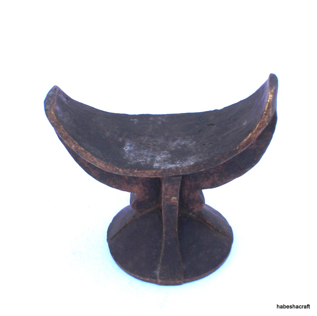 African Neck Rests, Old African Ethiopian Carved Wooden Headrest ...