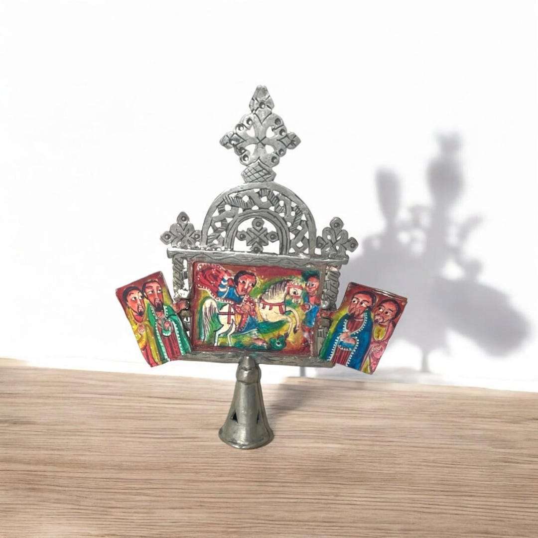 Ethiopian Orthodox Triptych Icon: Coptic Art, Biblical Painting - Etsy