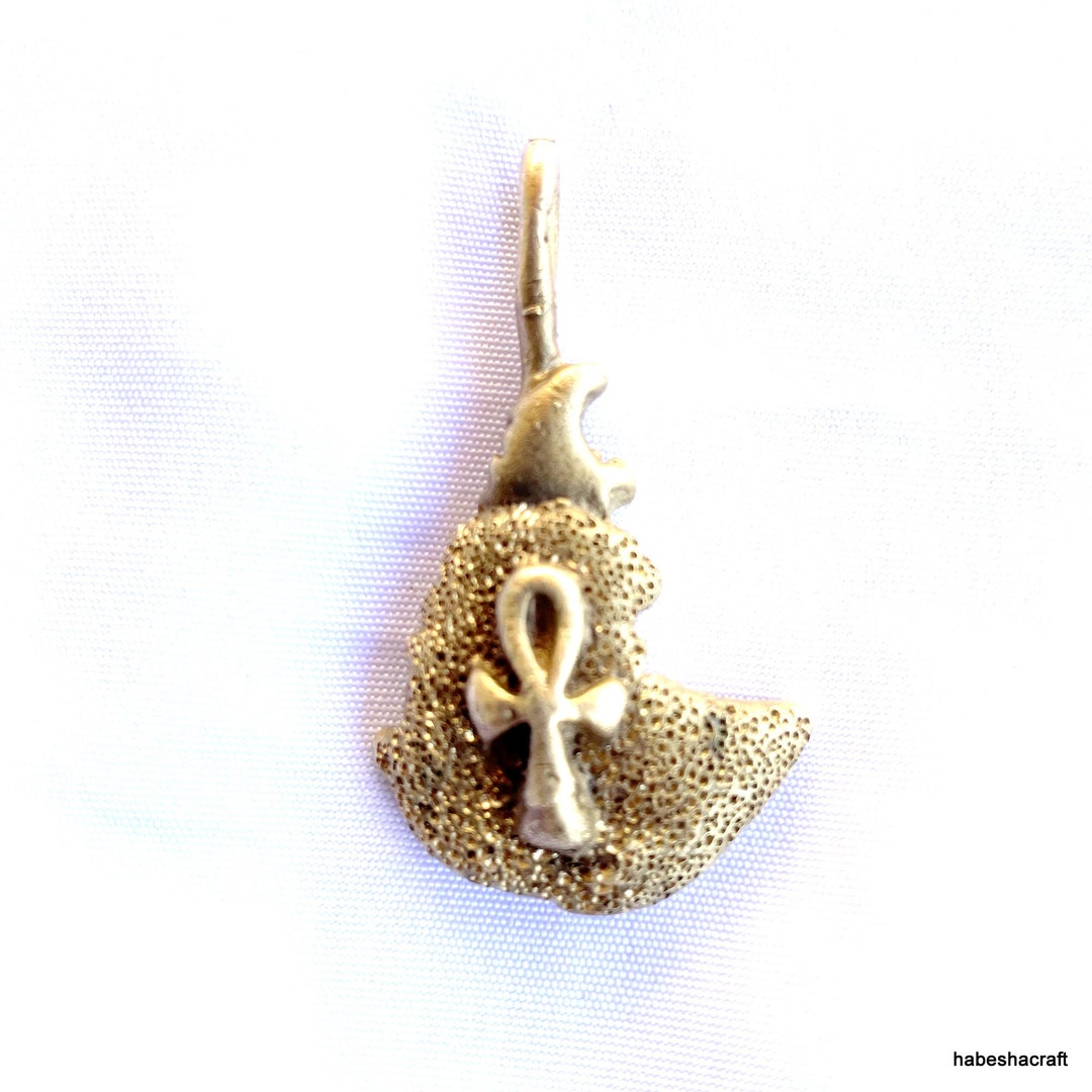 Ethiopian Handmade Ankh Pendant, Ankh Pendant, Ethiopian Pendant, Metal ...