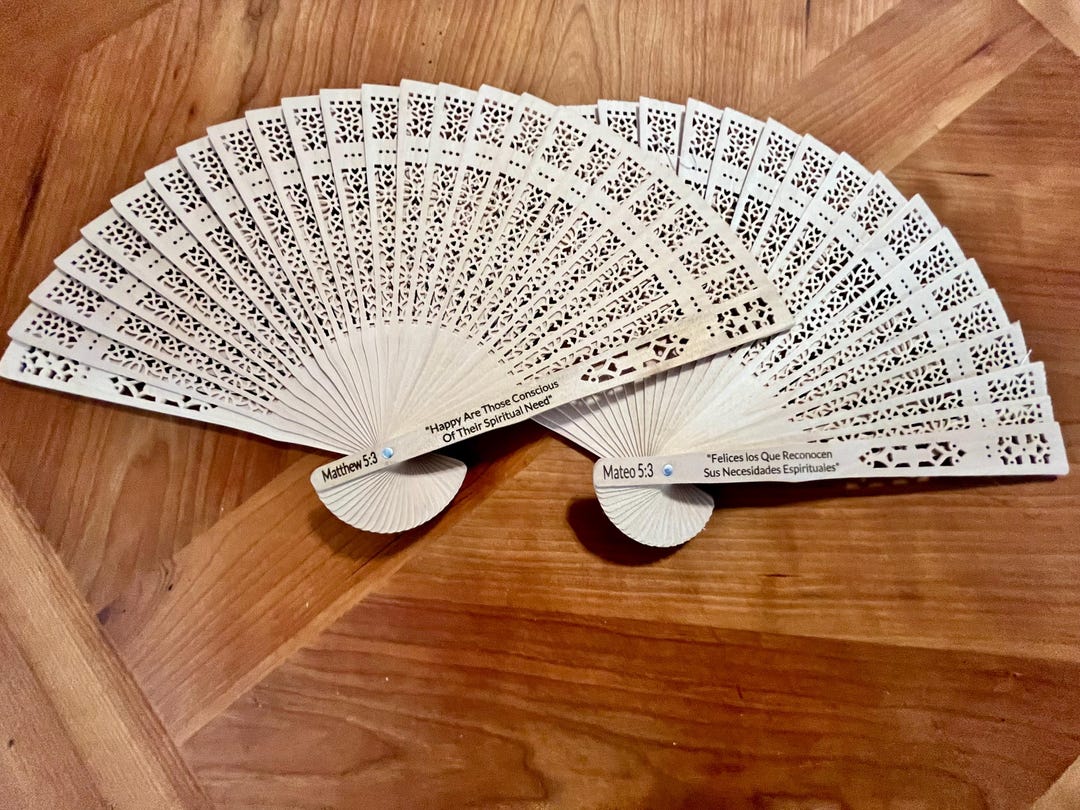 JW Gift Wooden Hand Fan (year Text, Convention, Fully Accomplish) - Etsy