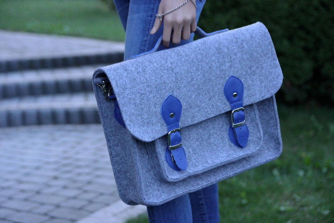 15 Inch LAPTOP BAG - Laptop Shoulder Bag- FELT Laptop Bag - Women Felt ...