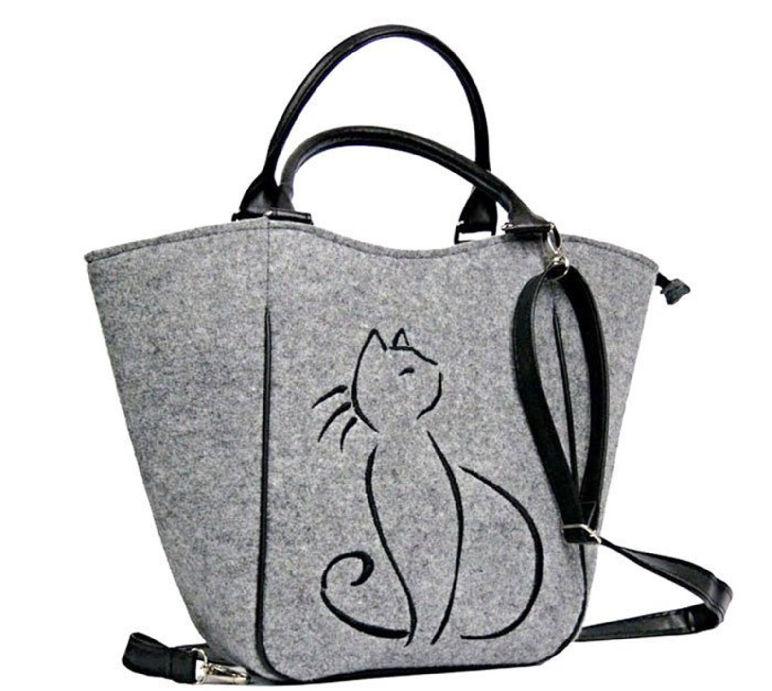 Felt Bag Cat Purse Women Felt Bag Cat Lover Gift Cat Bag - Etsy
