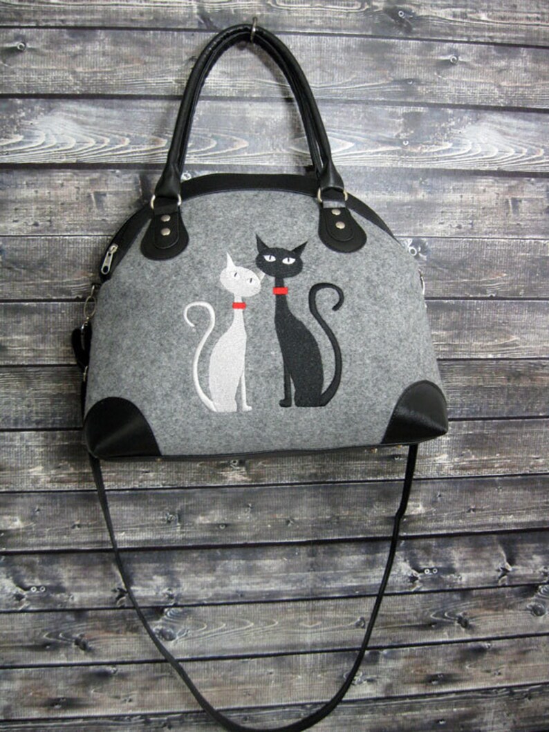 Felt Handbag Felt Shoulder Bags Ready to Ship Felt Handbag - Etsy