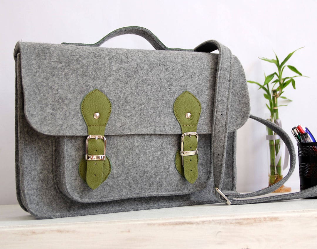 15 Inch LAPTOP BAG Felt Satchel Macbook Pro 15 in Case - Etsy