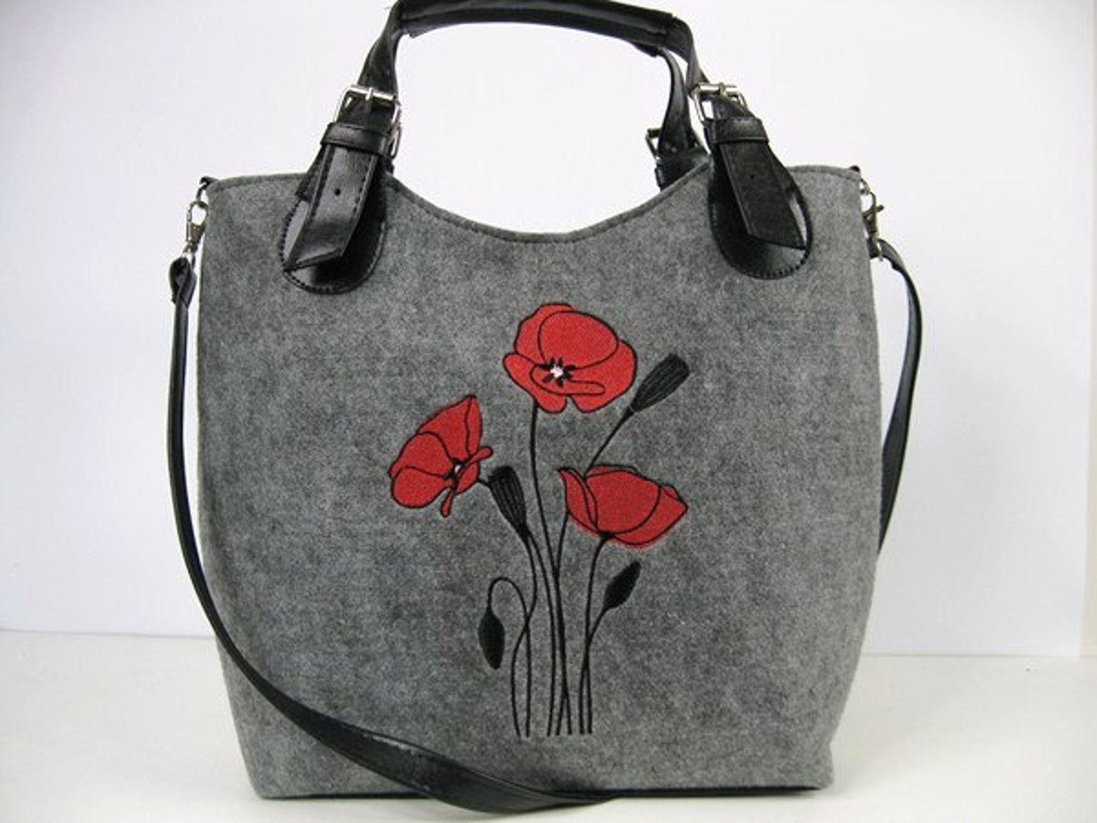 Felt Bag Felt Handbag With Zipper. Women Felt Bag Felt Tote - Etsy