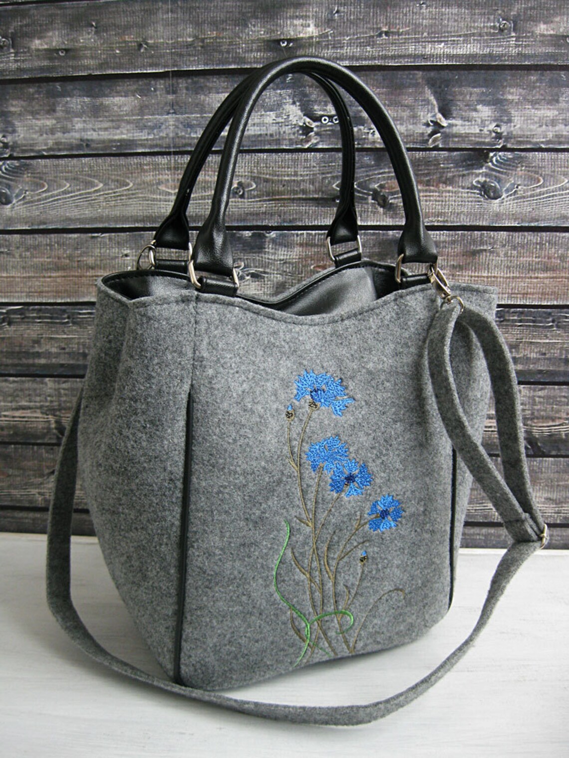 FELT BAG, Tote Bag, Women Felt Bag, Felt Totebag, Felt Shopperbag, Felt ...