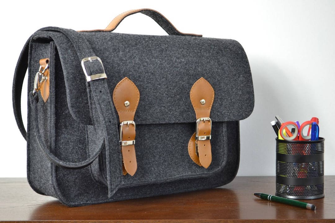 Felt Laptop Bag, MacBook Felt Bag, Satchel Briefcase Laptop Bag ...