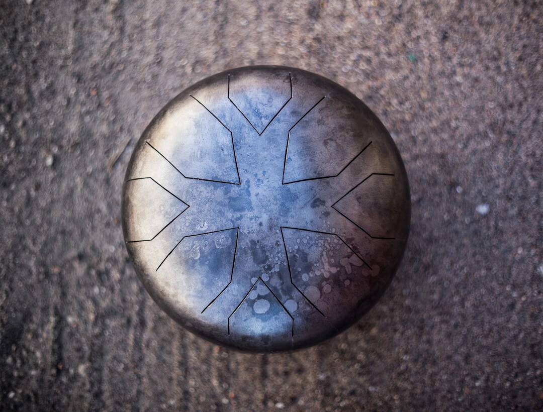 Handmade Steel Tongue Drum: Akebono Scale, Dream Drum With Mallets - Etsy