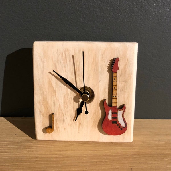 Wooden Desk Clock - Etsy UK