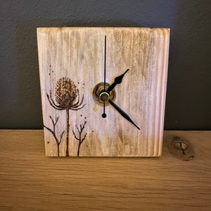 Teasels and Twigs Handmade Wooden Wall Clocks Original Hand | Etsy